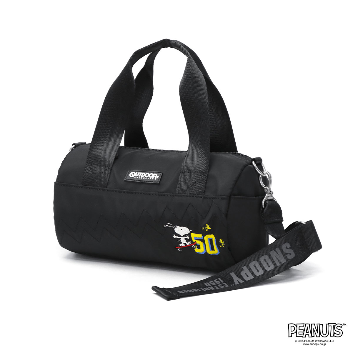 OUTDOOR PRODUCTS アウトドアプロダクツ PEANUTSコレクション スヌーピーロールボストン ボストンバッグ ODB027｜【正規販売店】カバン・小物の専門店のギャレリアモール